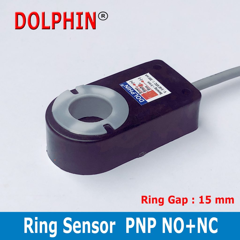 Ring Shape Inductive Proximity switch sensor Ring Gap -15 mm PNP NO+NC ...